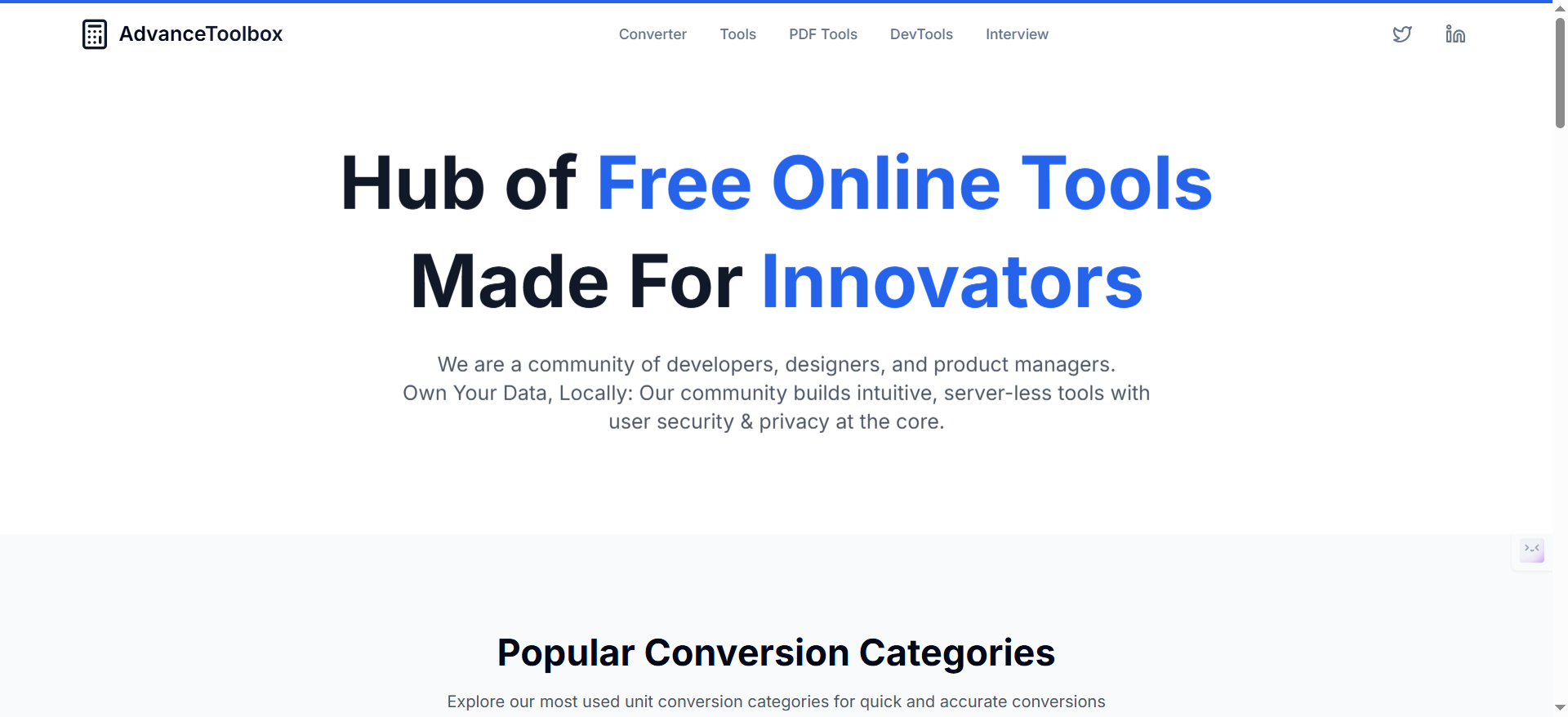 Advanced Tool - Free Online Developer Tools & PDF Utilities
